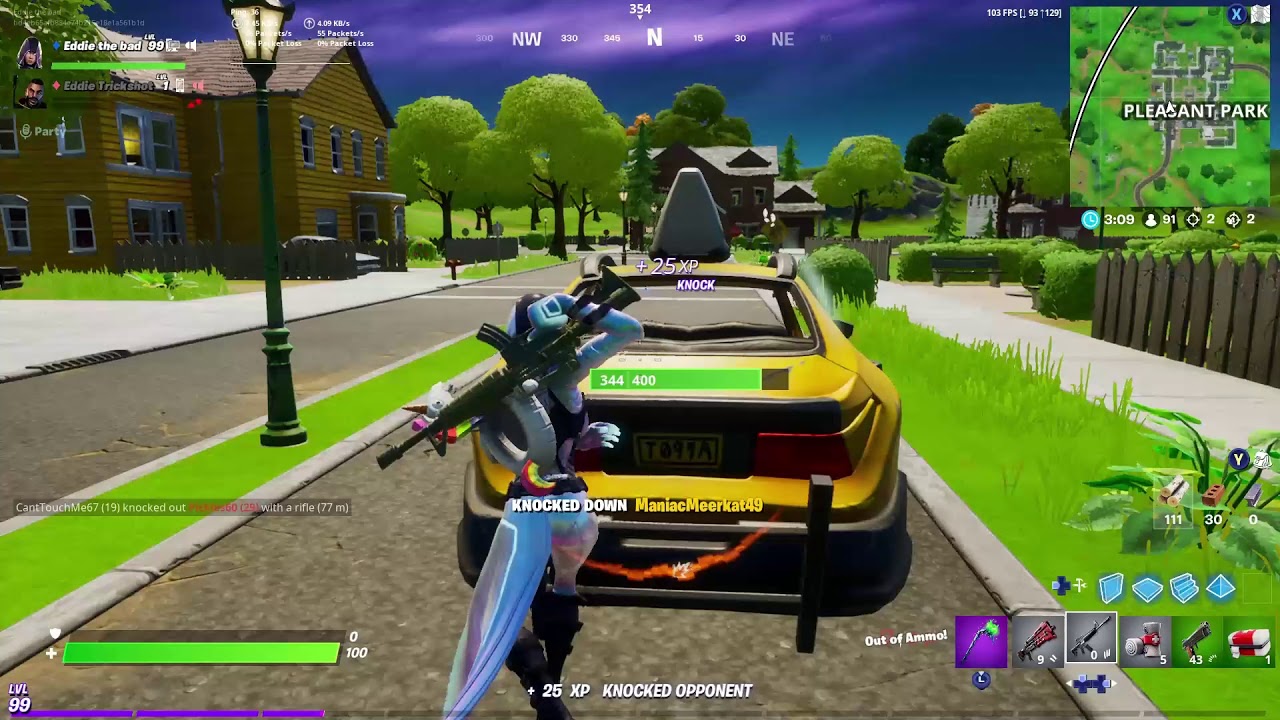 Fortnite GLOW skin GAMEPLAY! - YouTube
