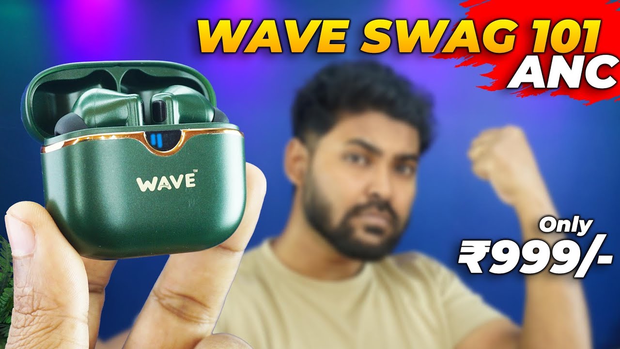 Best Budget Earbuds WAVE SWAG 101 ANC | 50ms Low Latency Gaming Earbuds ...
