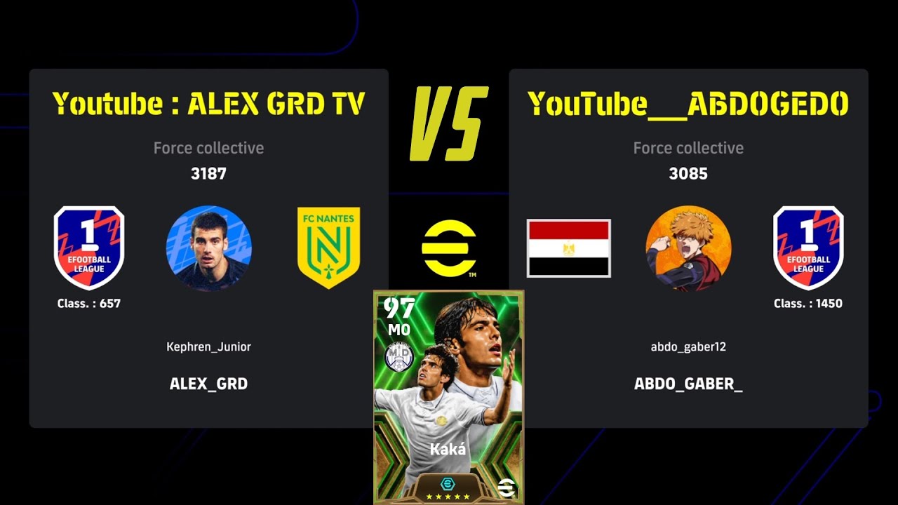 Alex Grd VS ABDO_GABER12 ( Top 5 World Best Rank ) | eFootball 2024 ...