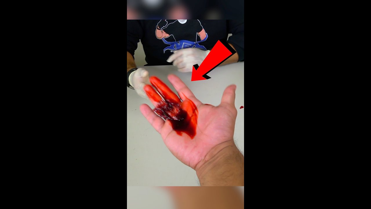 Bloody Handshake Prank That Will Freakout Anybody on Halloween #Shorts ...