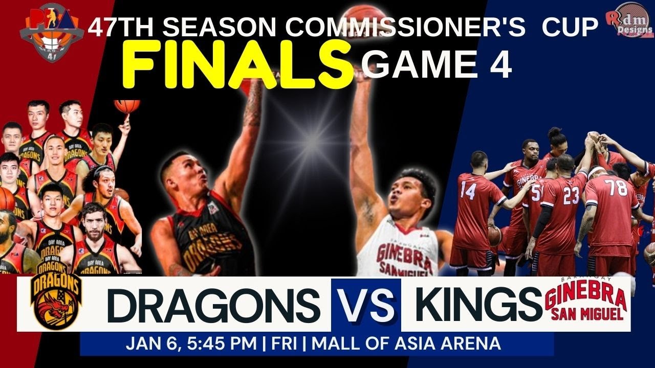 Pba Finals Game 4, Jan 6, 2023 | Brgy Ginebra Kings vs Bay Area Dragons ...