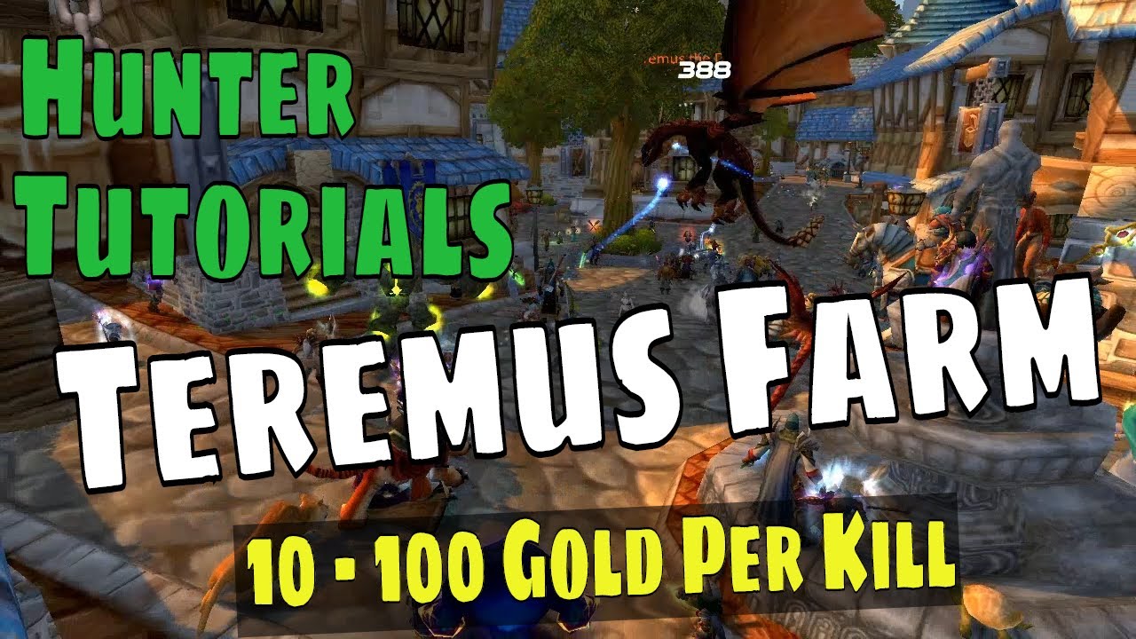 World of Warcraft Classic 2020 Hunter Tutorial Solo Farm Teremus the ...