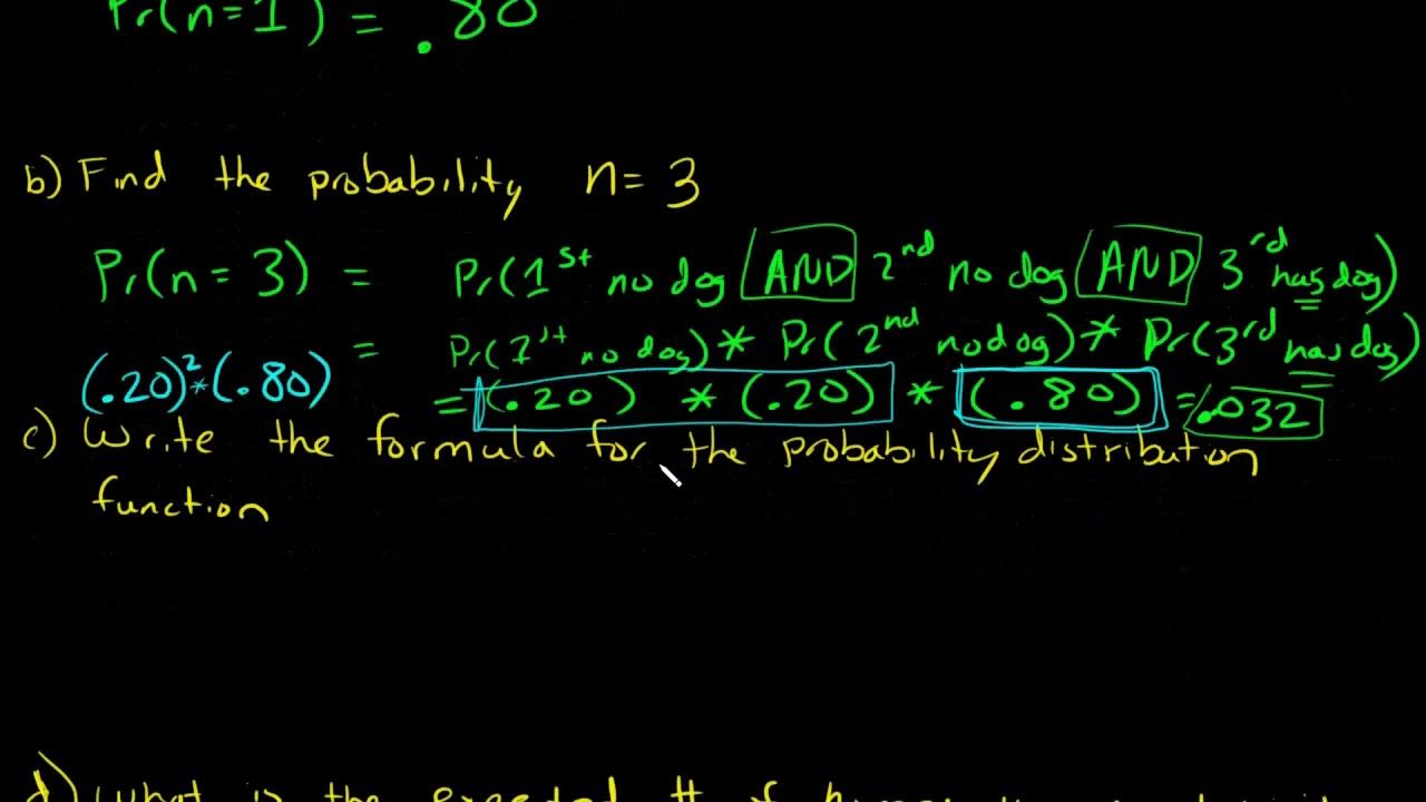 Geometric Distribution Example - YouTube