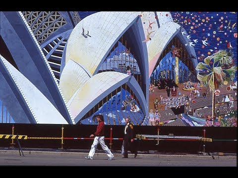 Making a Mural, The Sydney Opera House 10th Anniversary Mural 1983 ...
