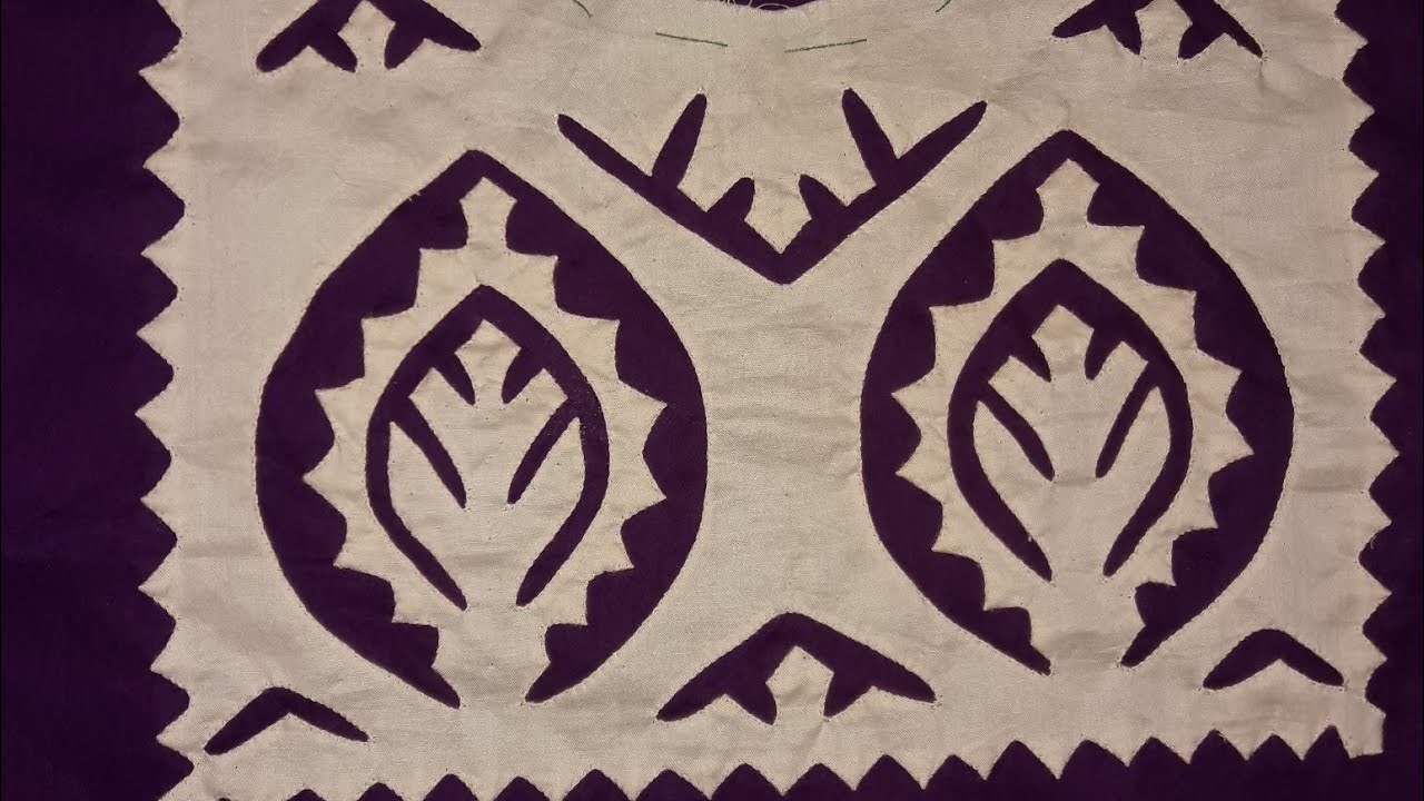 sindhi kadai Aplic design dress, Sindhi Tuk design, Aplic work design ...