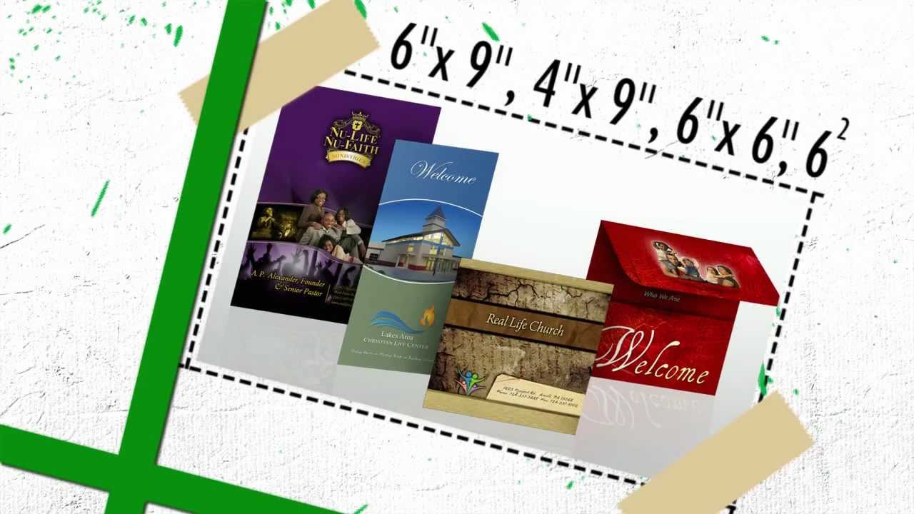 J & J Graphics Church Welcome Folders - YouTube