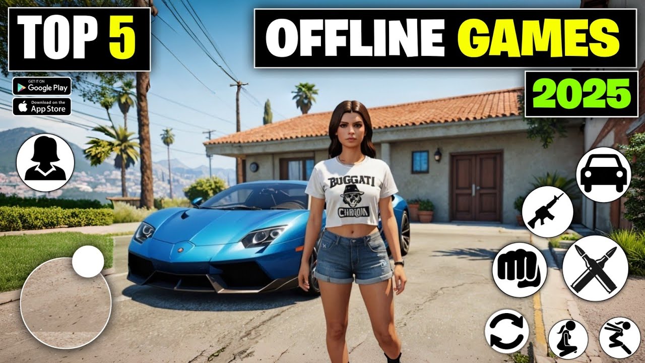 Top 5 Best Offline Games Of 2025 For Android | Offline Games 2025 - YouTube
