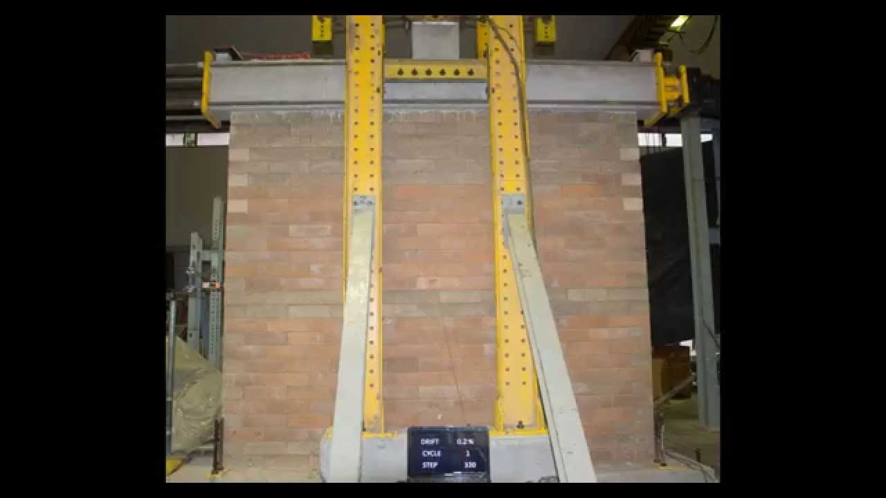 Brick Wall Test - Closer View - Fast Time Lapse - YouTube