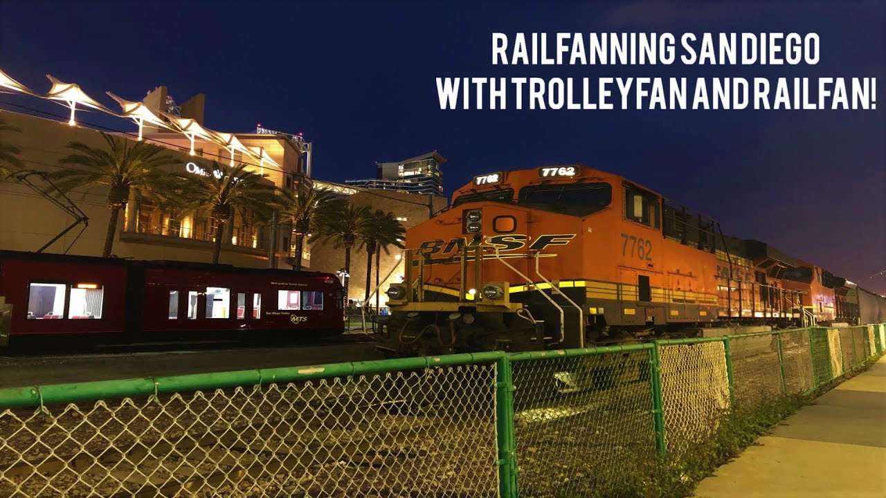Railfanning San Diego With TRANSITFAN and RAILFAN! - YouTube