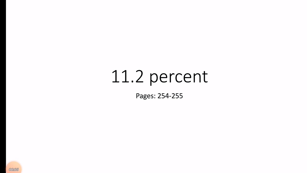 11.2 percent - YouTube