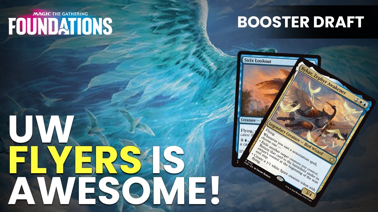 UW FLYERS IS AWESOME | Foundations Draft | MTG Arena - YouTube