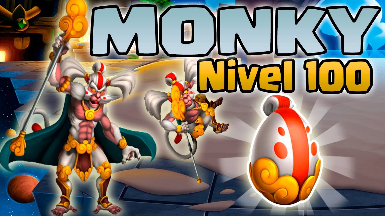 Monster Legends - MONKY (Nivel 1 al 100) + Combate PVP - YouTube