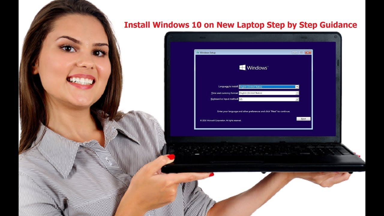 How to Install Latest Windows 10 on New DOS Laptop (Dell, HP, Lenovo ...