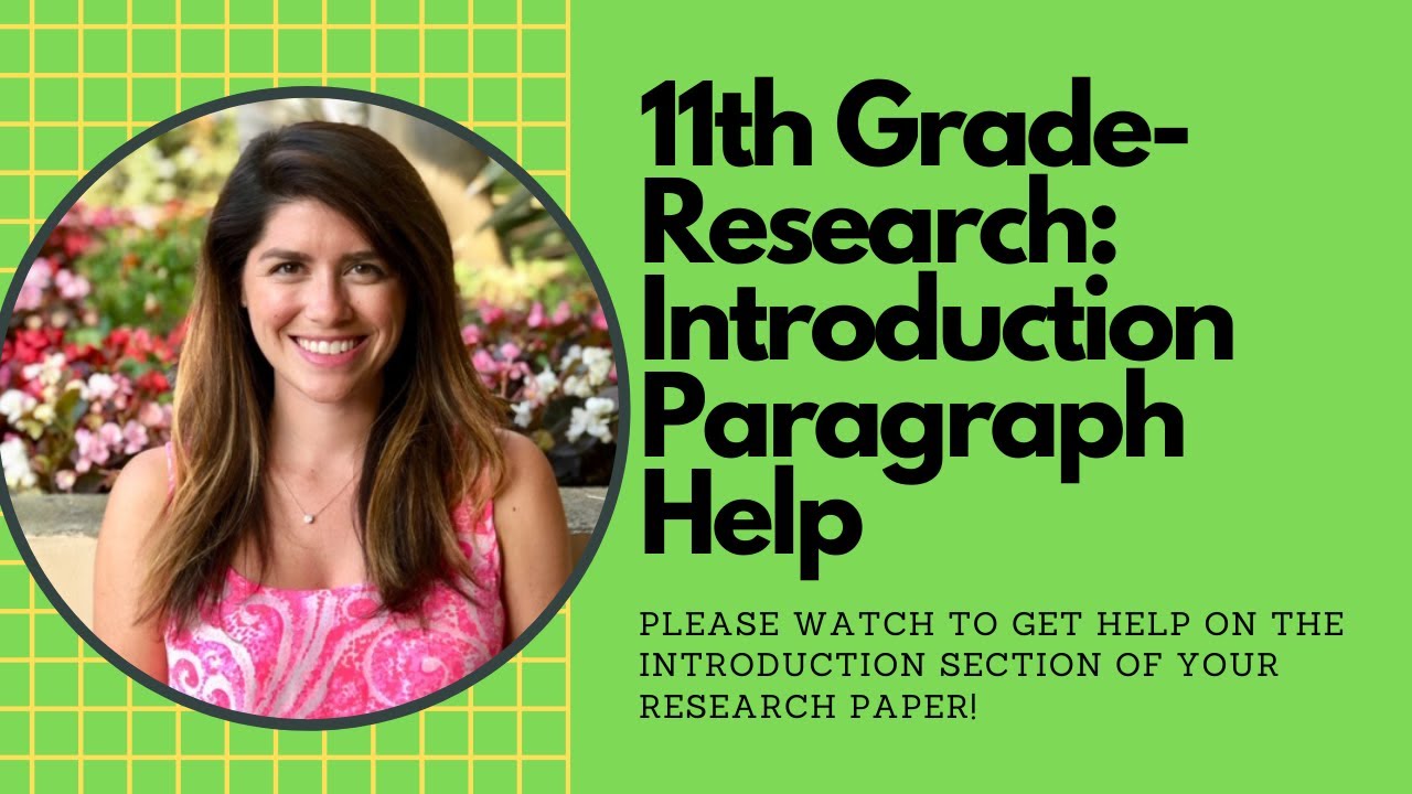How To Write Your Introduction Paragraph YouTube How To Write Your Introduction Paragraph YouTube