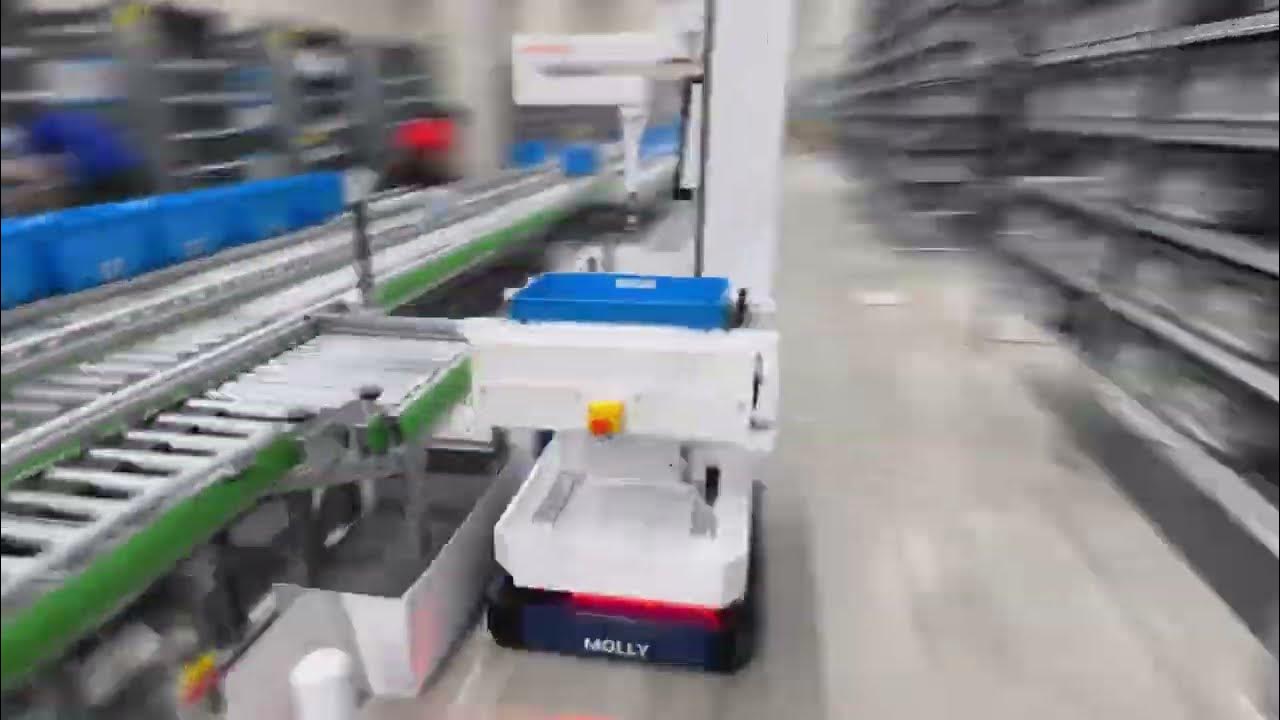 AI robot picks pharma orders in fully automated warehouse | Brightpick - YouTube