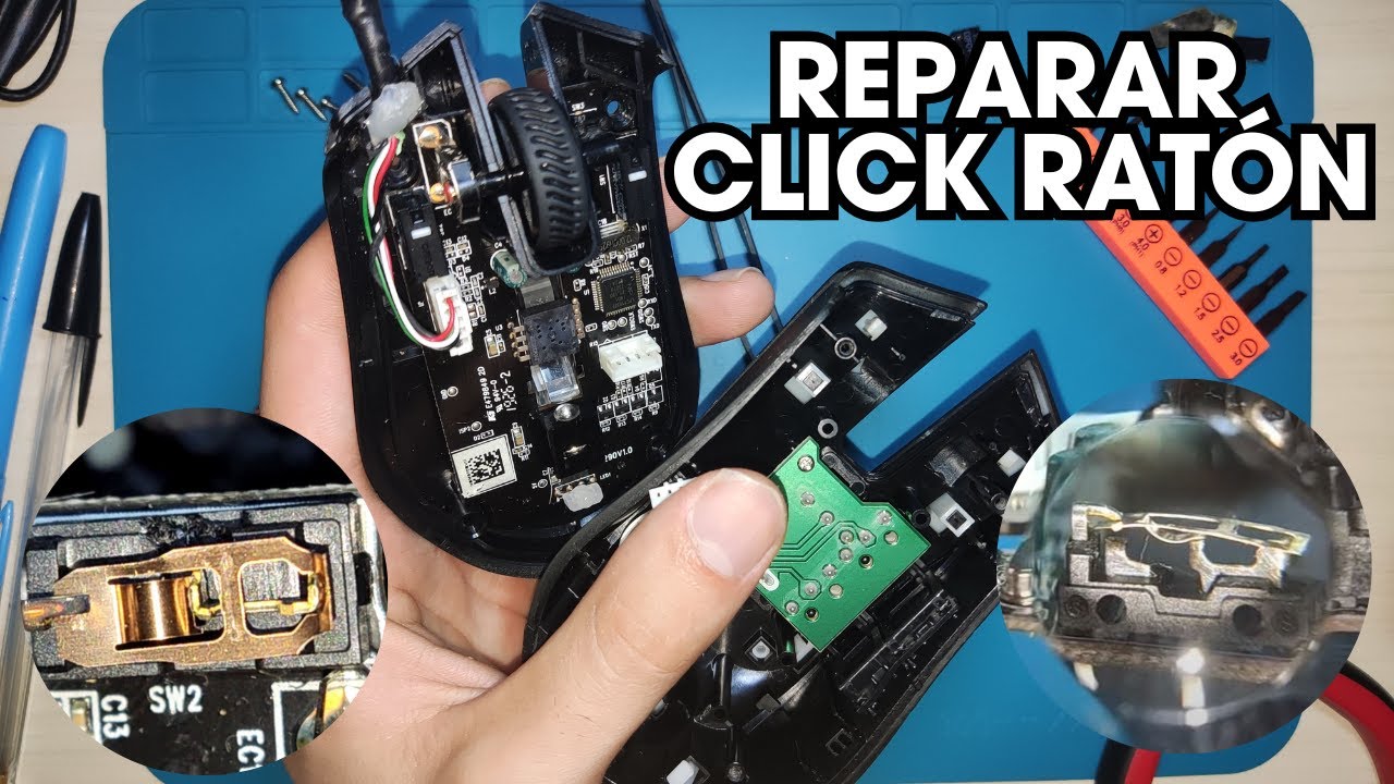 Cómo Reparar el Click de Cualquier Ratón 🖱 Paso a Paso - YouTube