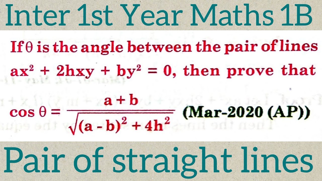 Proof Of Angle Between Pair Of Straight Lines In Telugu maths Naresh proof-of-angle-between-pair-of-straight-lines-in-telugu-maths-naresh
