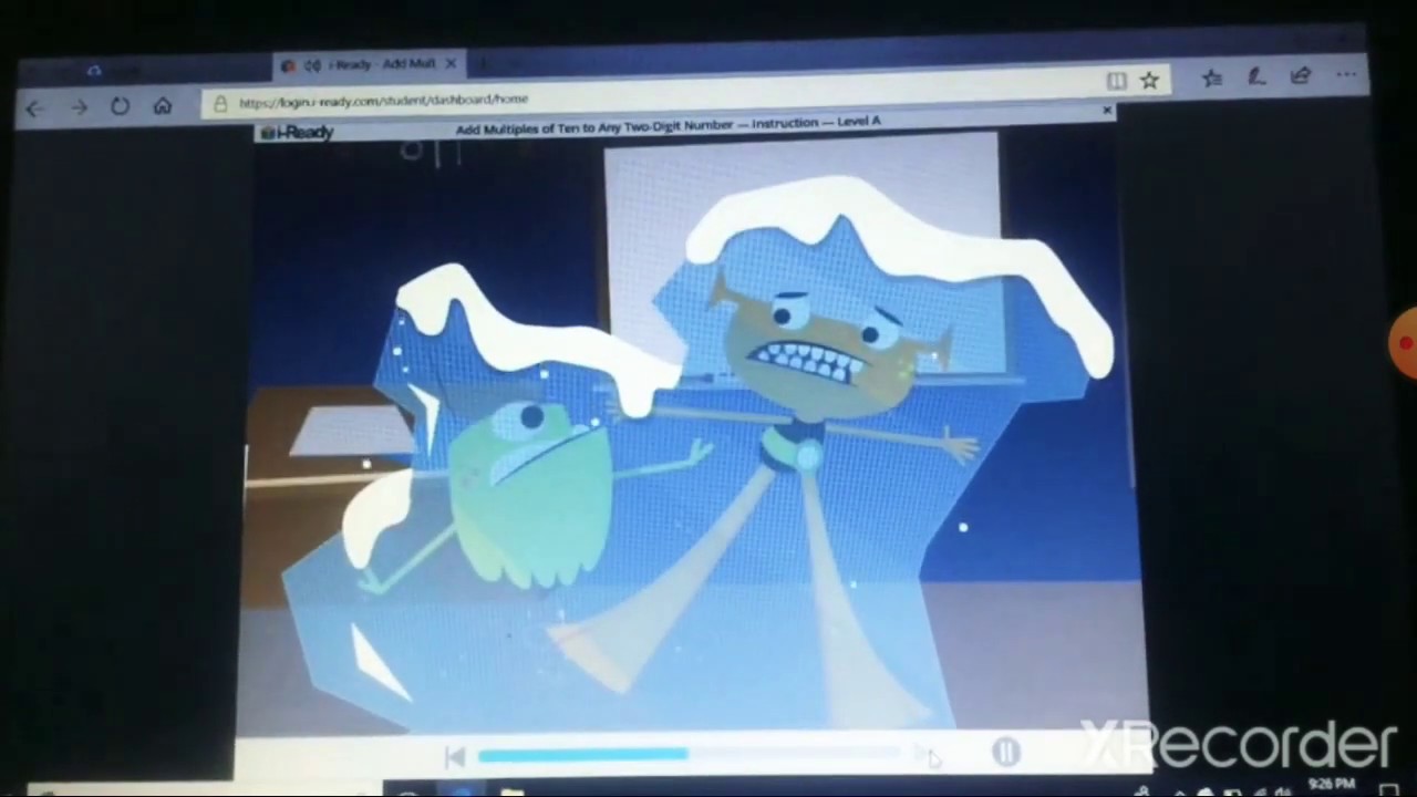 Plory and yoop turn into ice frozen and cubers laughing - YouTube