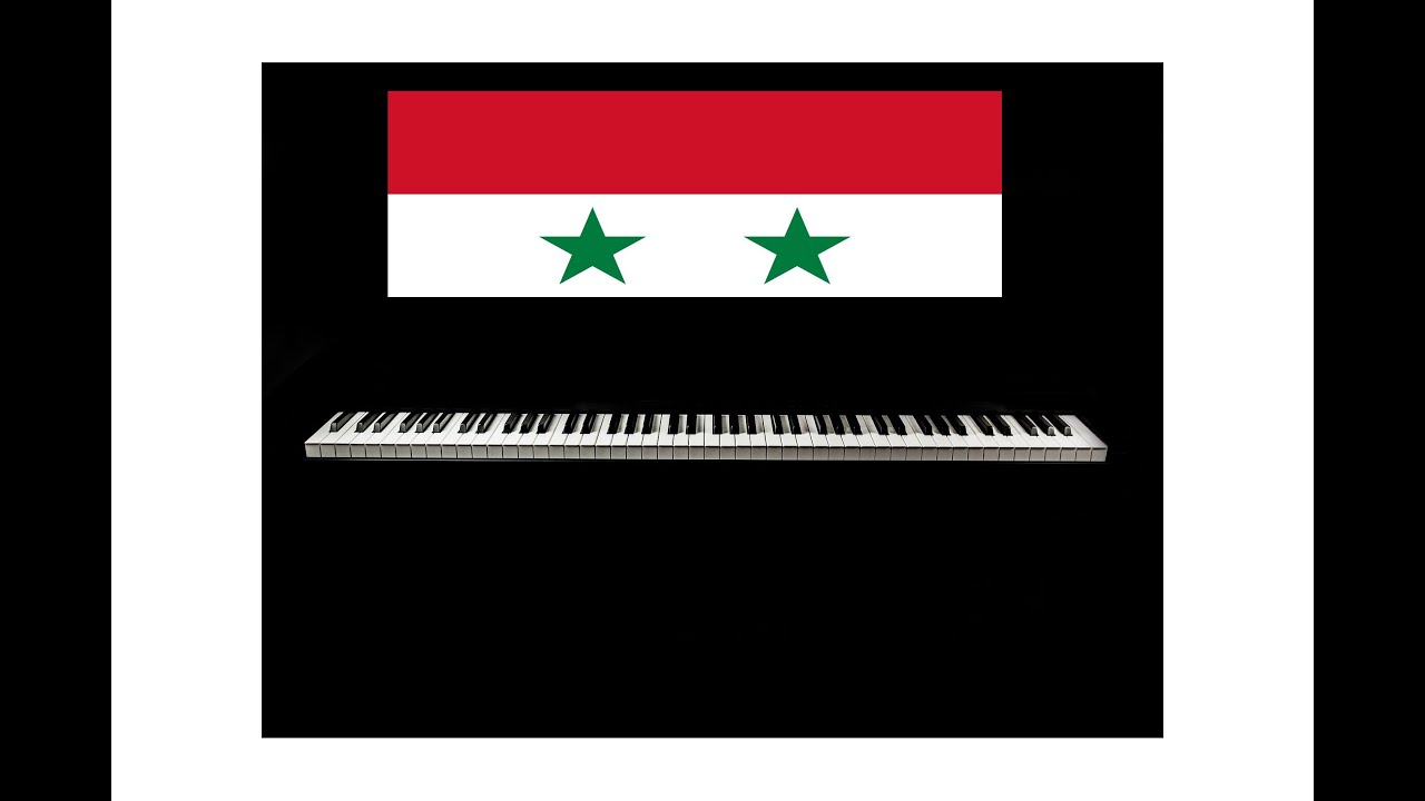 Syria - National Anthem (Piano Tutorial) - YouTube