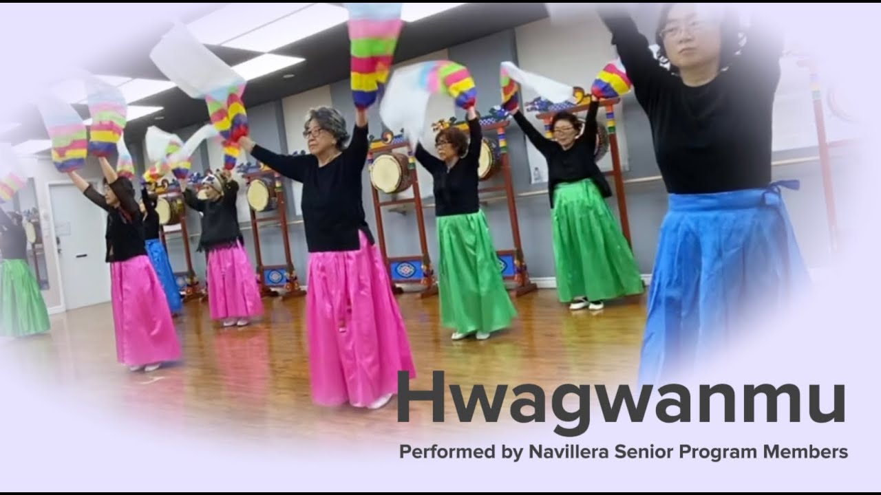 Korean Dance (Hwagwanmu) - Navillera Senior Program - YouTube