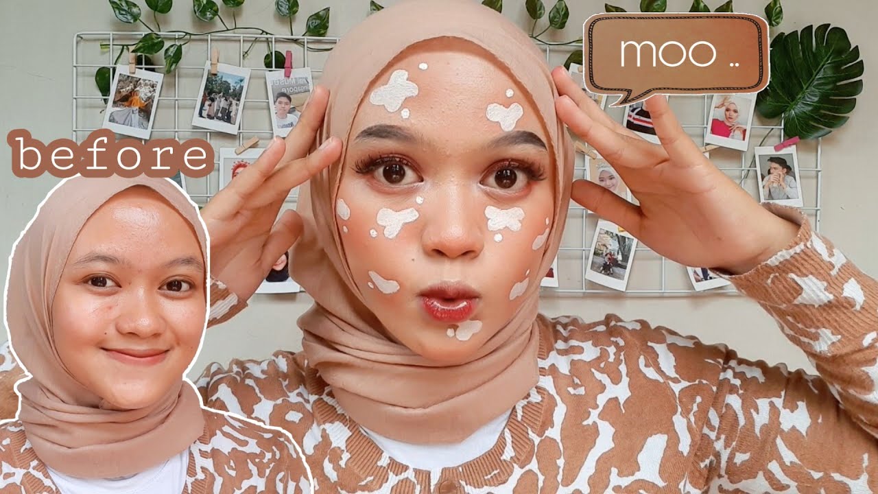 Tutorial Makeup Art Karakter Sapi / Pettern Sapi / Corak Sapi Mudah ...