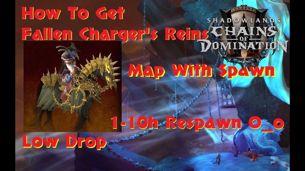 How to get Fallen Charger Reins Mount Shadowlands World of Warcraft 9.1 ...