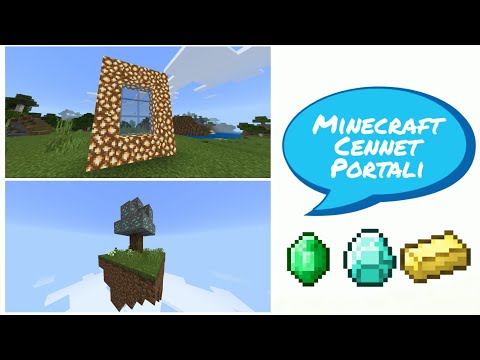 Minecraft'ta Cennet Portalı 😱😱 - Minecraft Sistemler #3