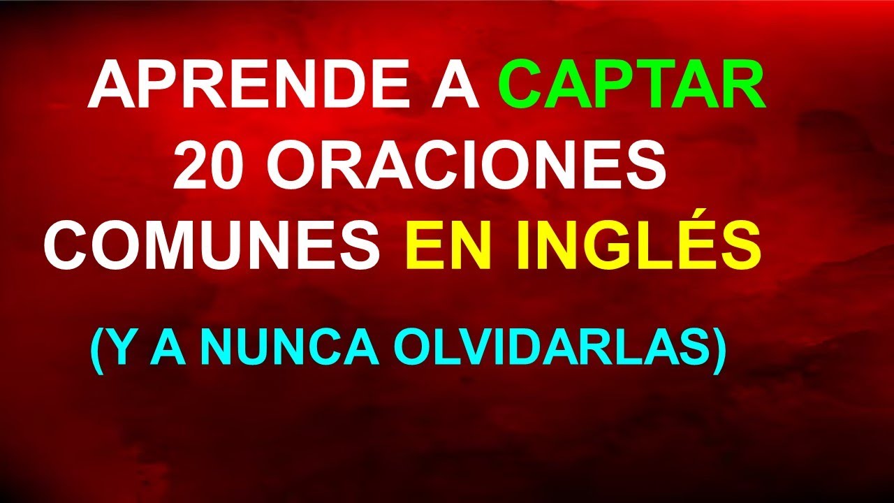 LEARN 20 ENGLISH PHRASES AND NEVER FORGET THEM - YouTube