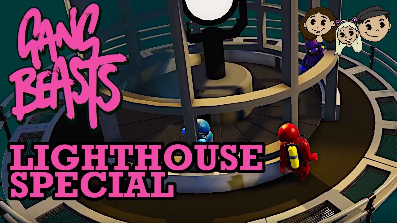 Gang Beasts Gameplay #4 : THE LIGHTHOUSE SPECIAL | 3 Player - YouTube