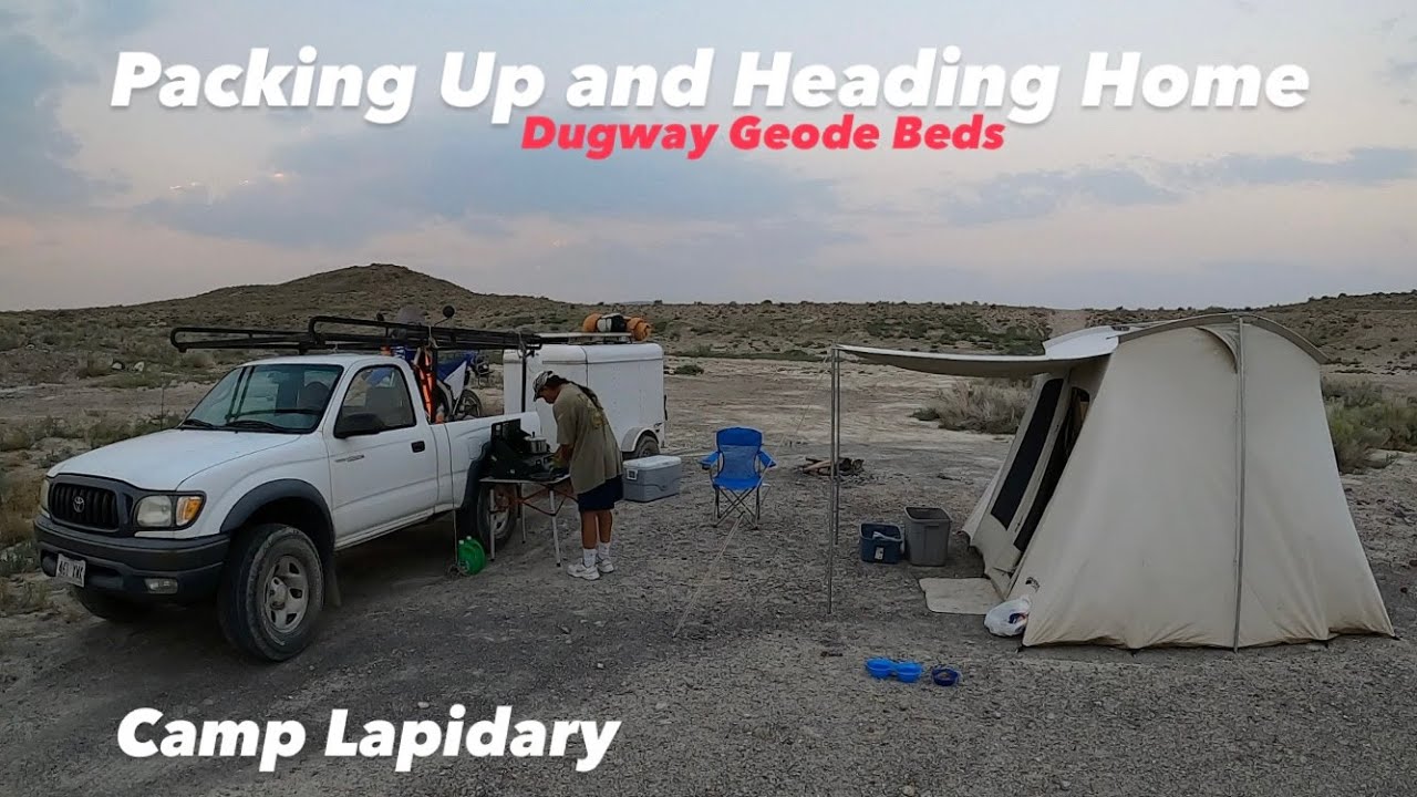 Dugway Geode Beds / Pack It Up and Heading Home - YouTube