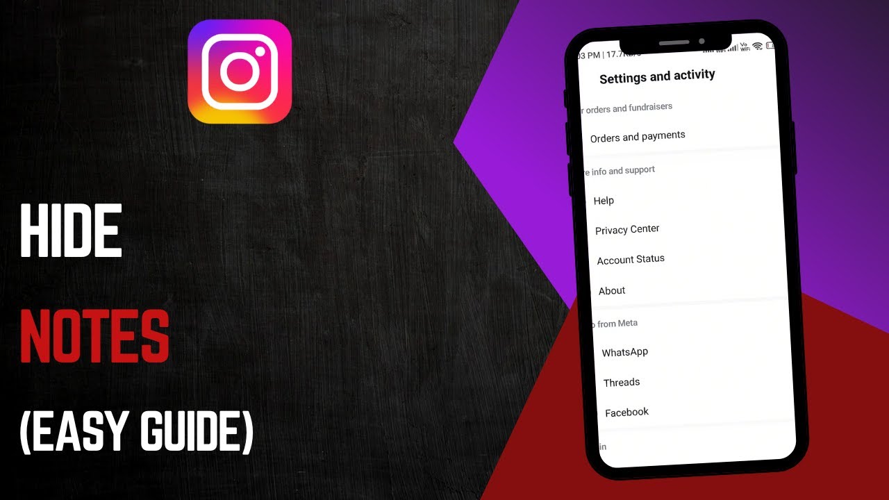 How To Hide Notes On Instagram - YouTube