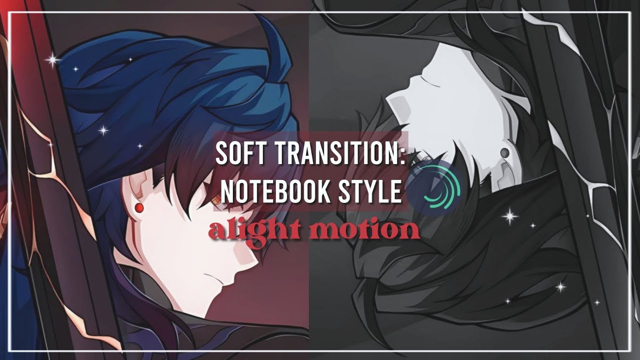 soft transition idea || notebook style alight motion tutorial - YouTube