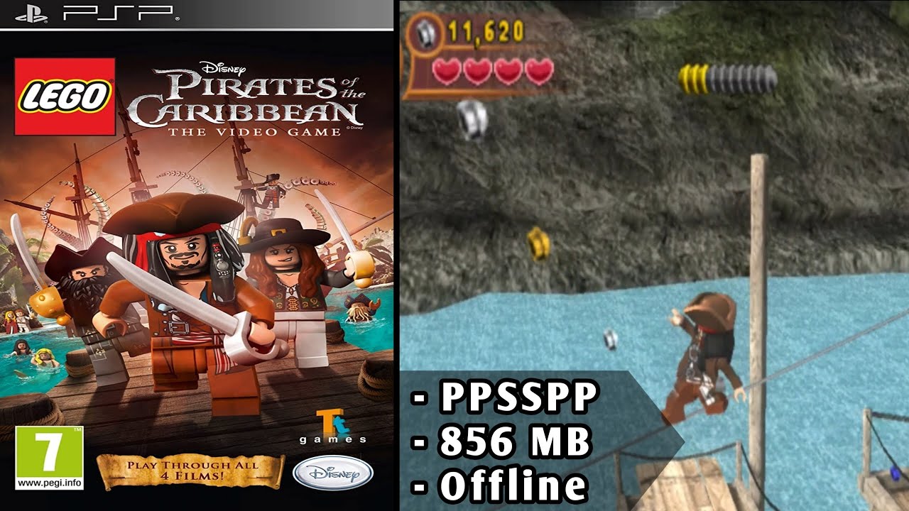 LEGO Pirates of the Caribbean: The Video Game / PSP / PPSSPP / Gameplay ...