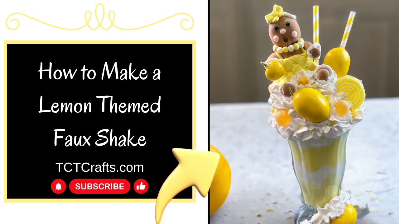 Lemon Craft Tutorial: Easy DIY Faux Lemon Shake Decoration for Summer ...