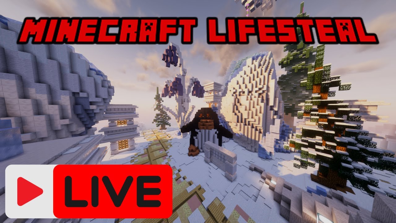 🔴LIVE🔴MINECRAFT LIFESTEAL SERVER NOU !!! - YouTube