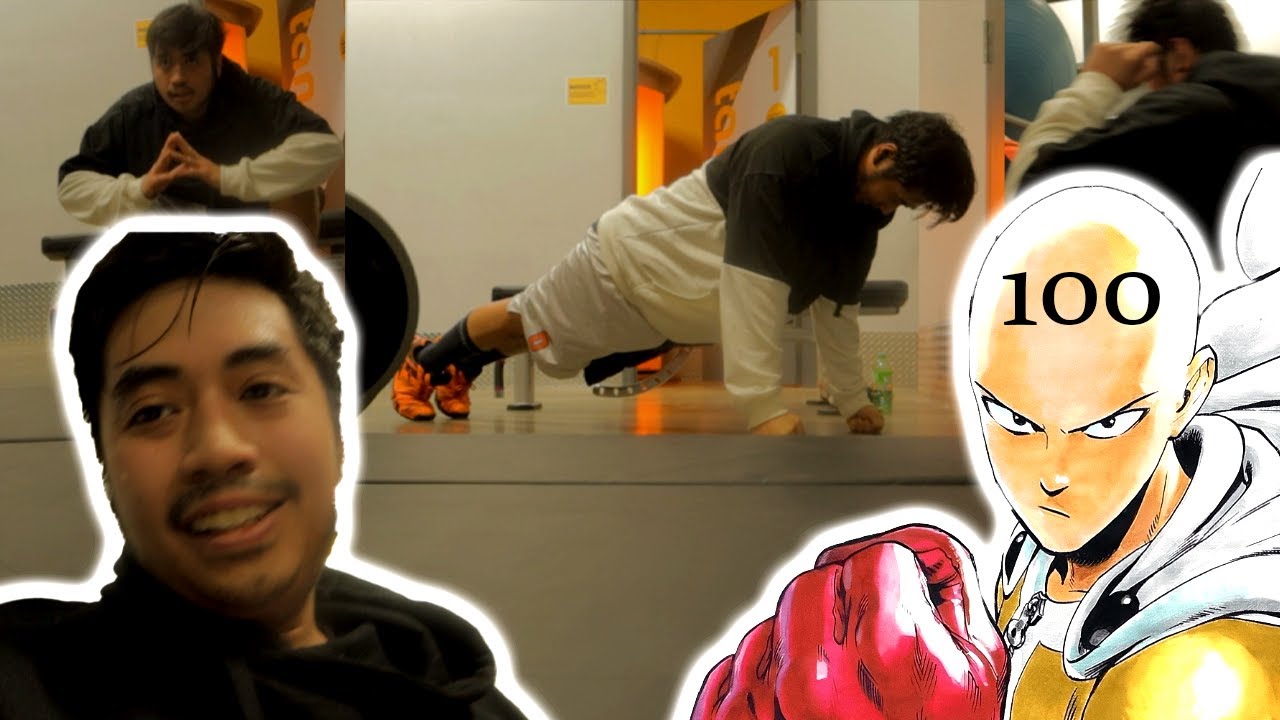 Work Out Like SAITAMA (One Punch Man) - YouTube