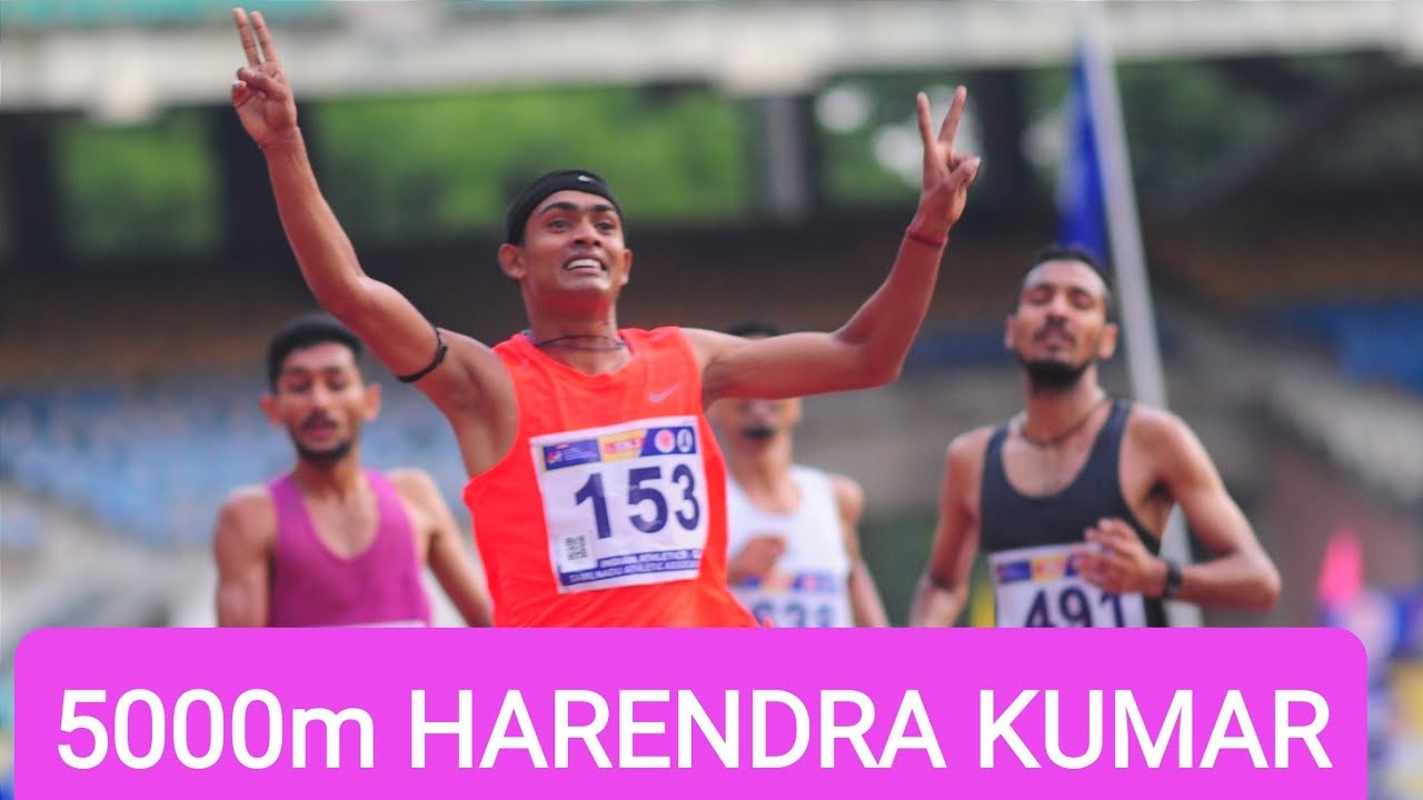 Harendra Kumar wins another Gold. 5000m Run 61st National Inter state ...