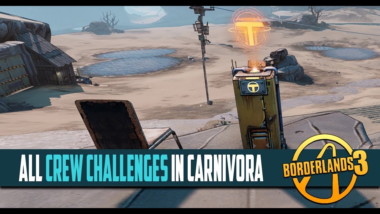 Borderlands 3 Carnivora All Crew Challenges - YouTube