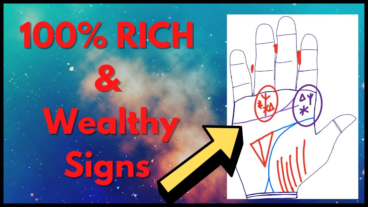 5 Super Lucky Signs in hand to be 100% Rich | Auspicious Signs in ...