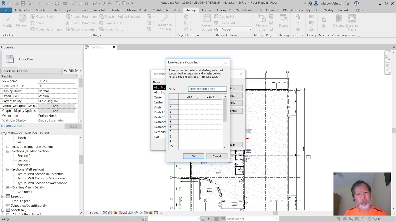 37 Revit Exercise 6 Creating your own Line Style with Line Weight an ...