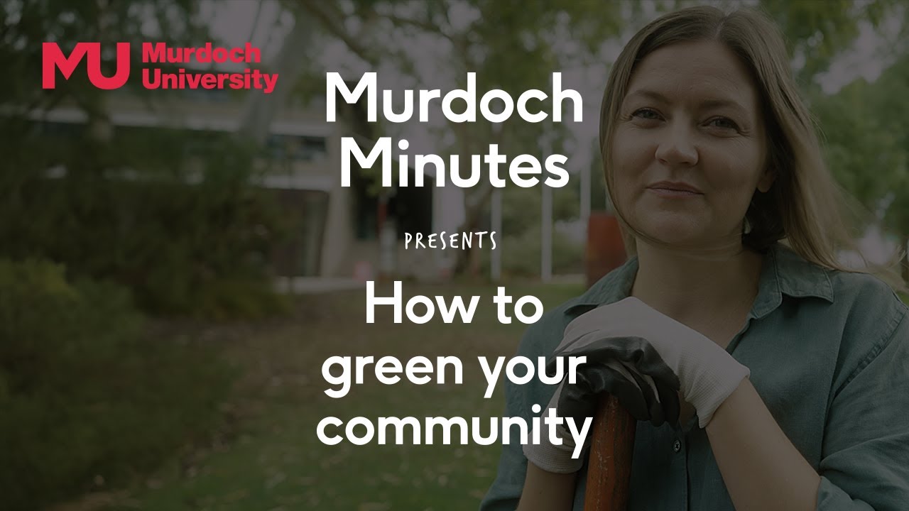 How to help green your community - YouTube
