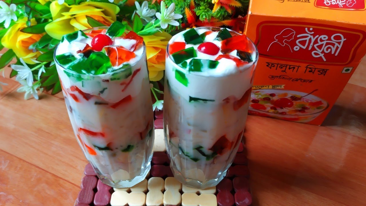 রাঁধুনী ফালুদা মিক্স দিয়ে ইনস্ট্যান্ট ফালুদা তৈরির সহজ রেসিপি | Faluda ...