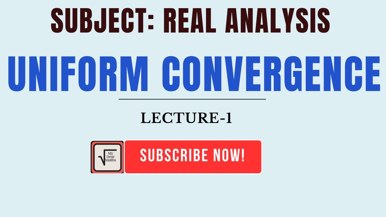 Lecture-1 || Definition of Pointwise Convergence - YouTube