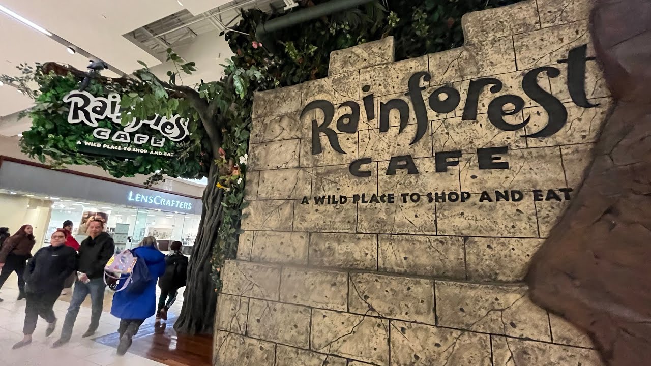Full Walkthrough Of Rainforest Cafe In Gurnee Mills - YouTube
