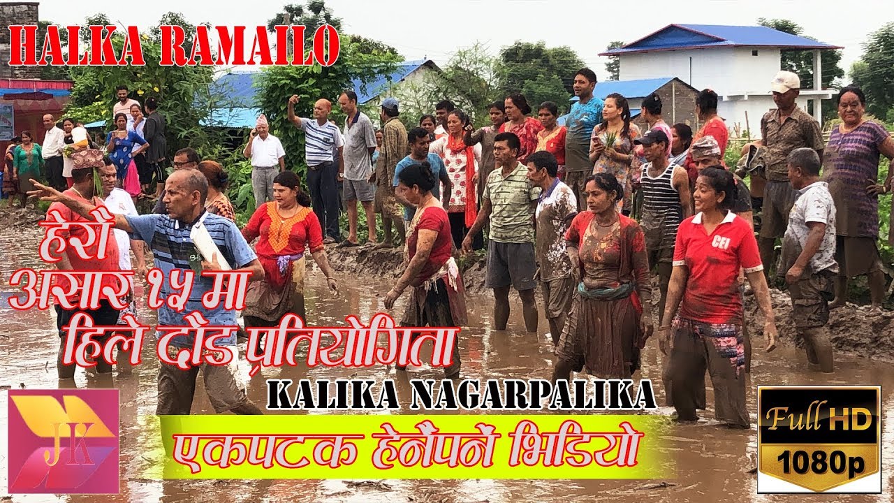 १५ असारमा यस्तो रमाइलोे | Ashar 15 CHITWAN Dhan Ropai mahotsab | - YouTube