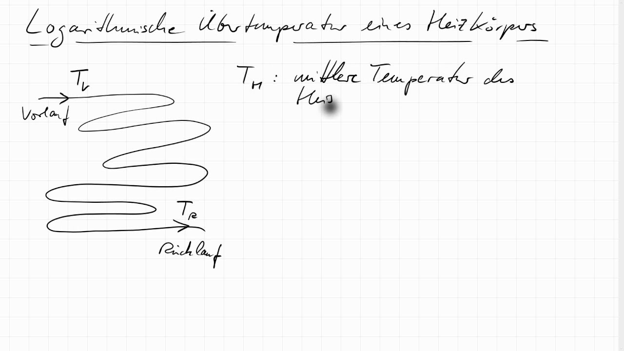10E.8 logarithmische Übertemperatur; Differentialgleichung für ...