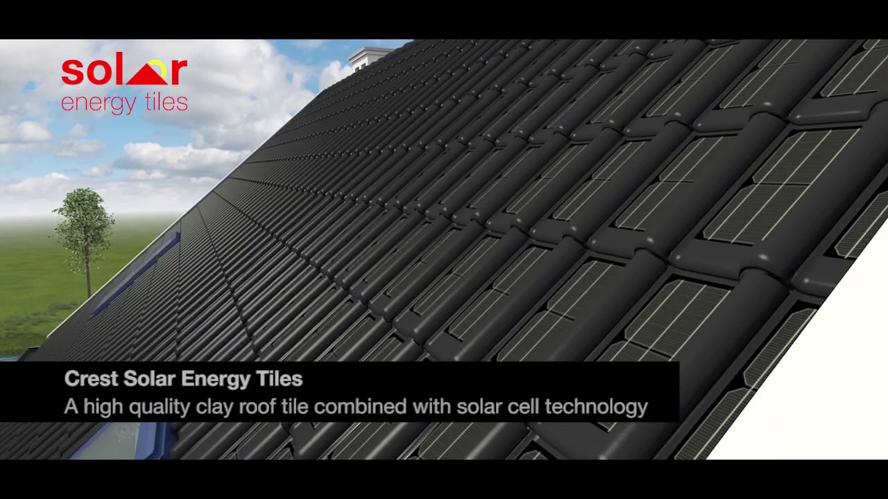 Crest Solar Energy tiles - YouTube