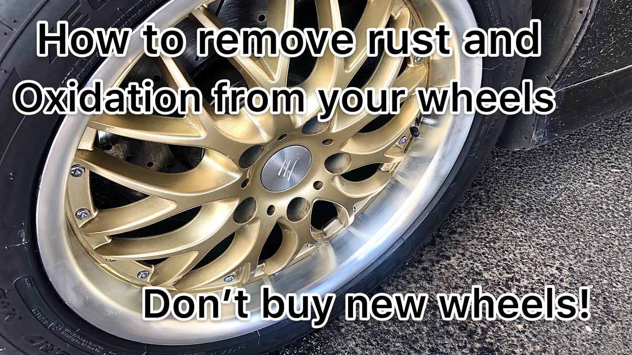 How to remove surface buildup and oxidation from your wheels! - YouTube