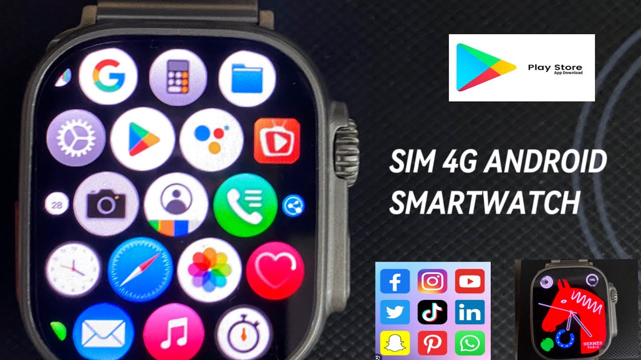 Unboxing Amoled Display 4G Android Smartwatch 32 gb 4 ram #4gsmartwatch ...