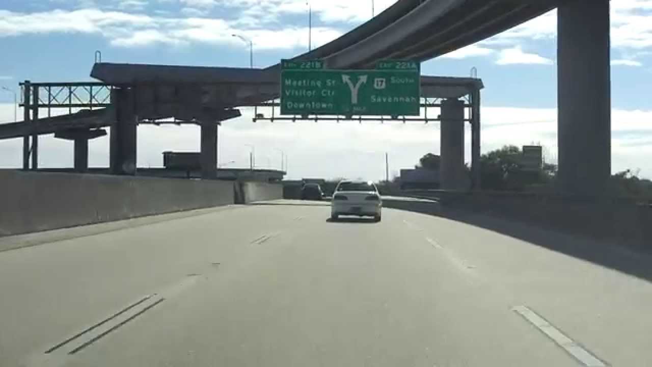 Interstate 26 (Exits 212 to 221) eastbound - YouTube